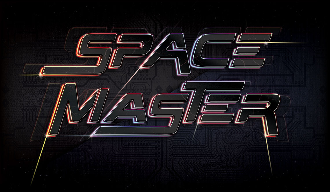 Dixel Art | Logo Chromé et Lumineux - SPACE MATER